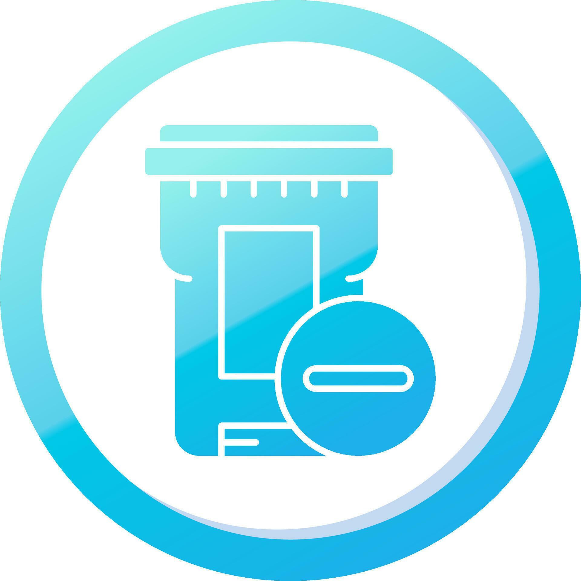 Delete Solid Blue Gradient Icon 37084910 Vector Art at Vecteezy