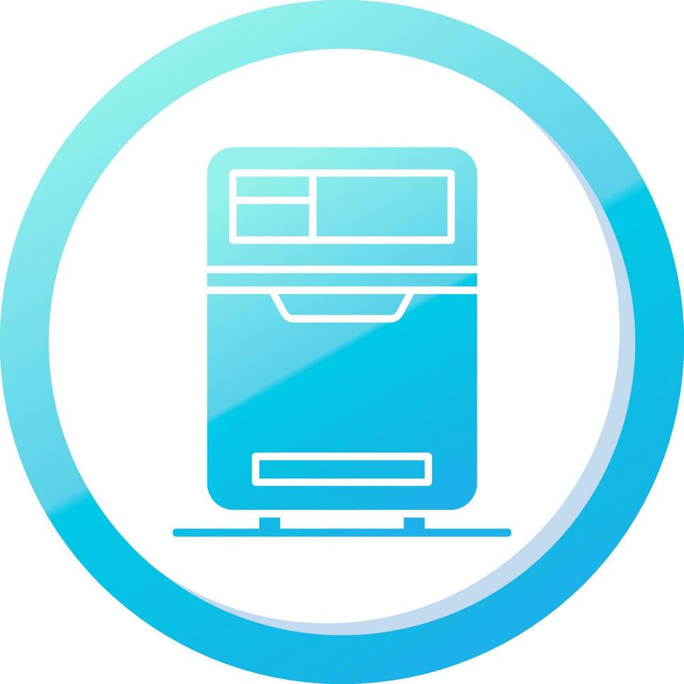 Fridge Solid Blue Gradient Icon 37084921 Vector Art at Vecteezy