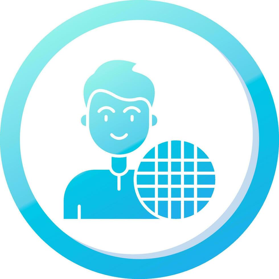 Grid Solid Blue Gradient Icon 37085503 Vector Art at Vecteezy