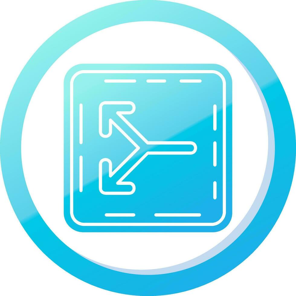 Split Solid Blue Gradient Icon 37085601 Vector Art at Vecteezy