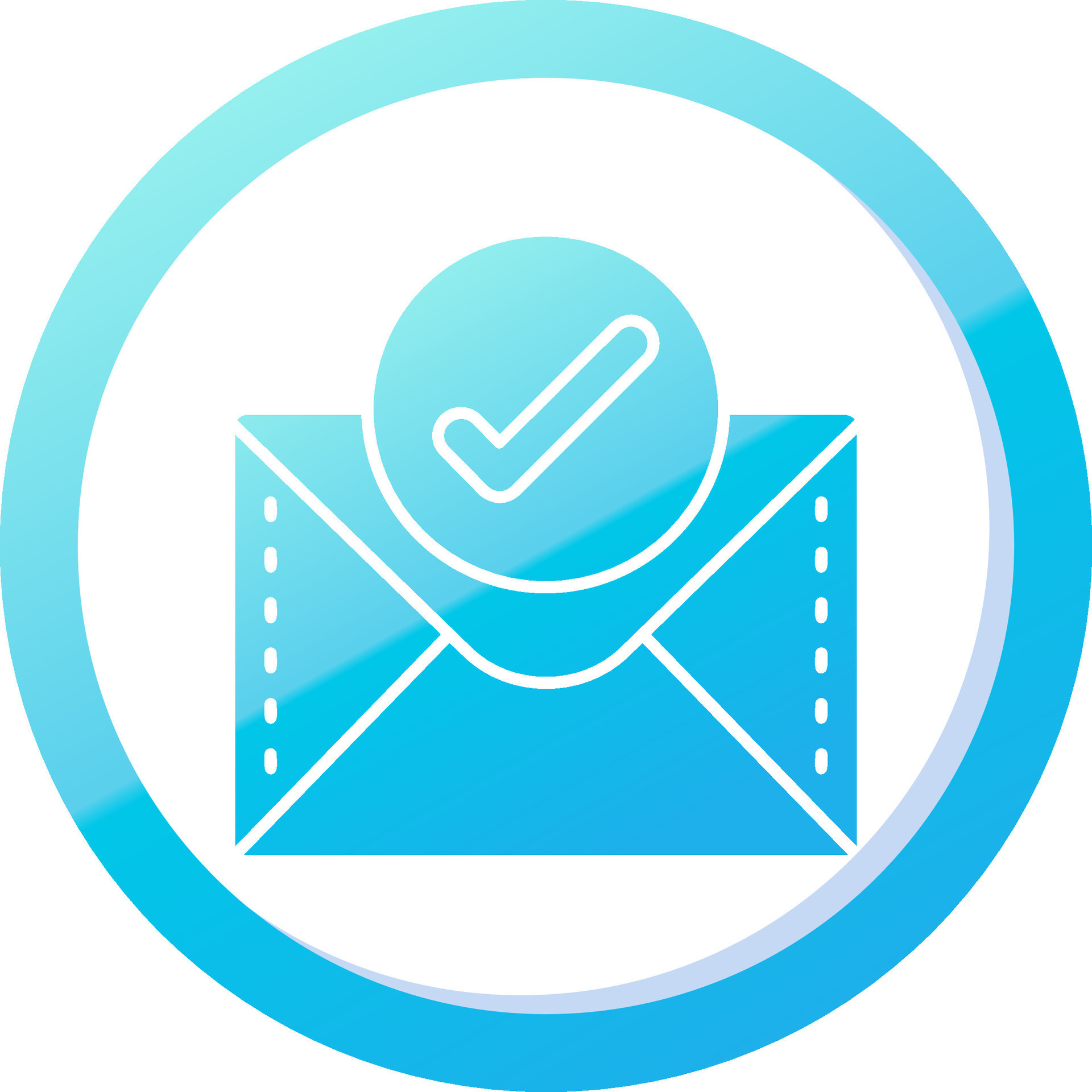 Correct Solid Blue Gradient Icon 37085748 Vector Art at Vecteezy