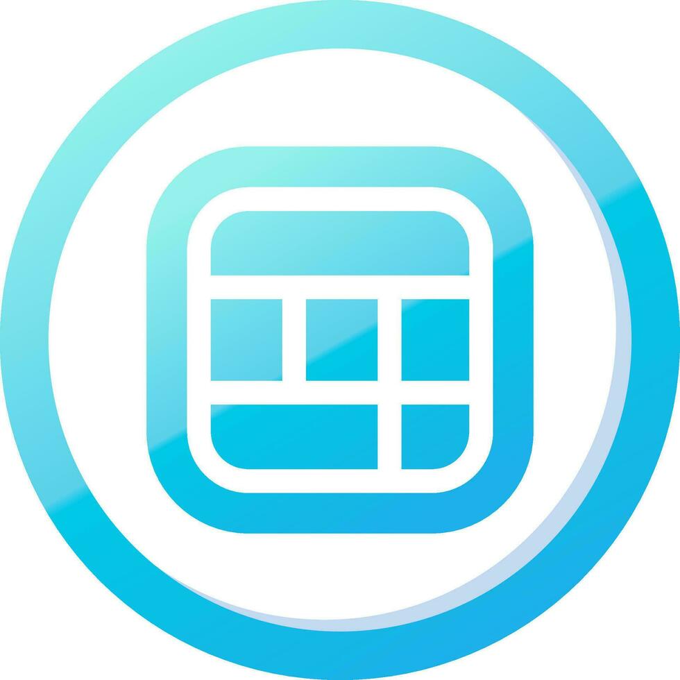 Layout Solid Blue Gradient Icon 37086000 Vector Art at Vecteezy