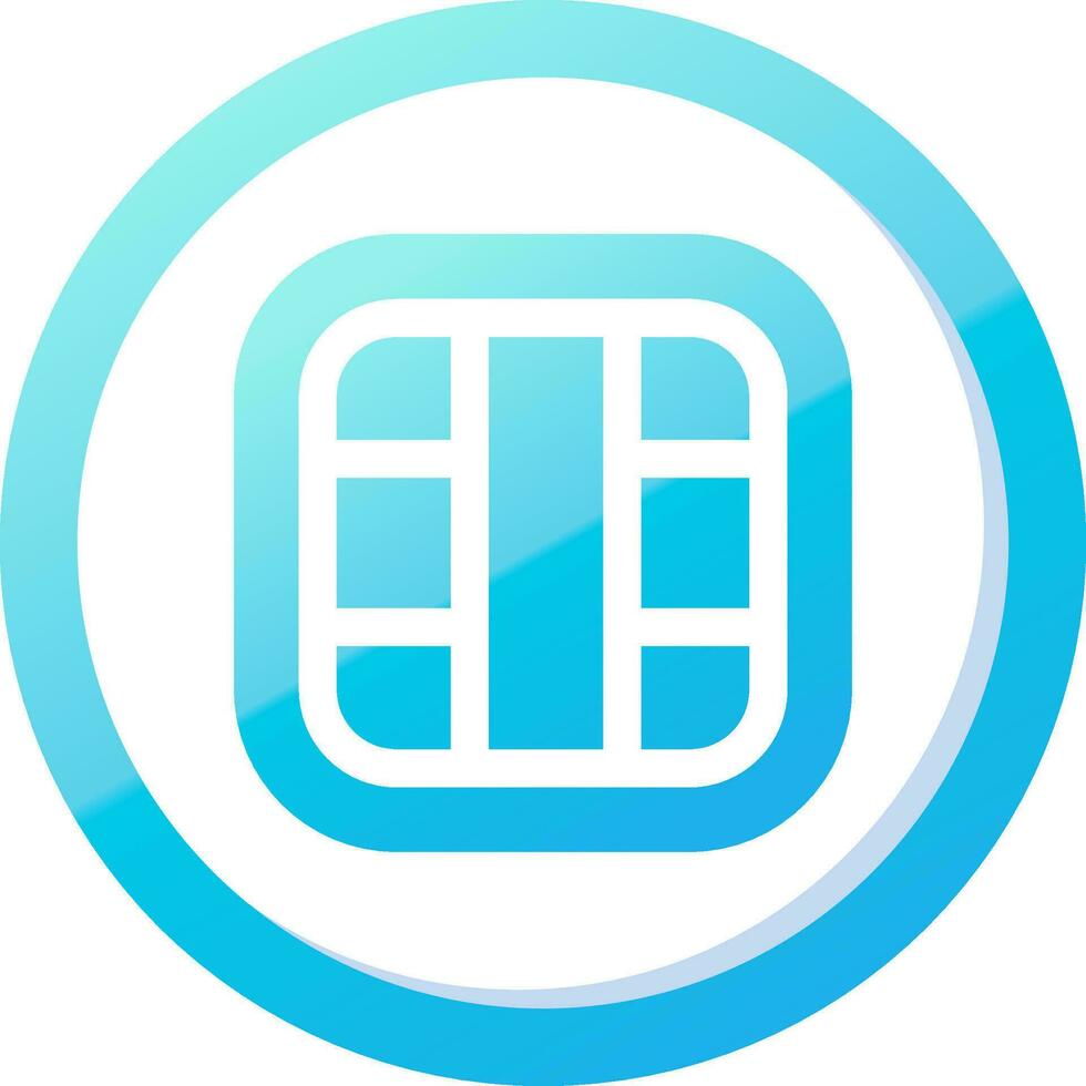 Layout Solid Blue Gradient Icon 37086031 Vector Art at Vecteezy