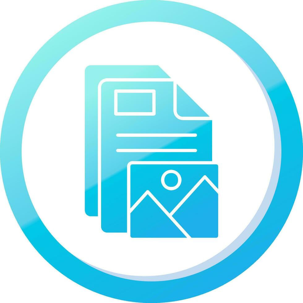 Image Solid Blue Gradient Icon 37086162 Vector Art at Vecteezy