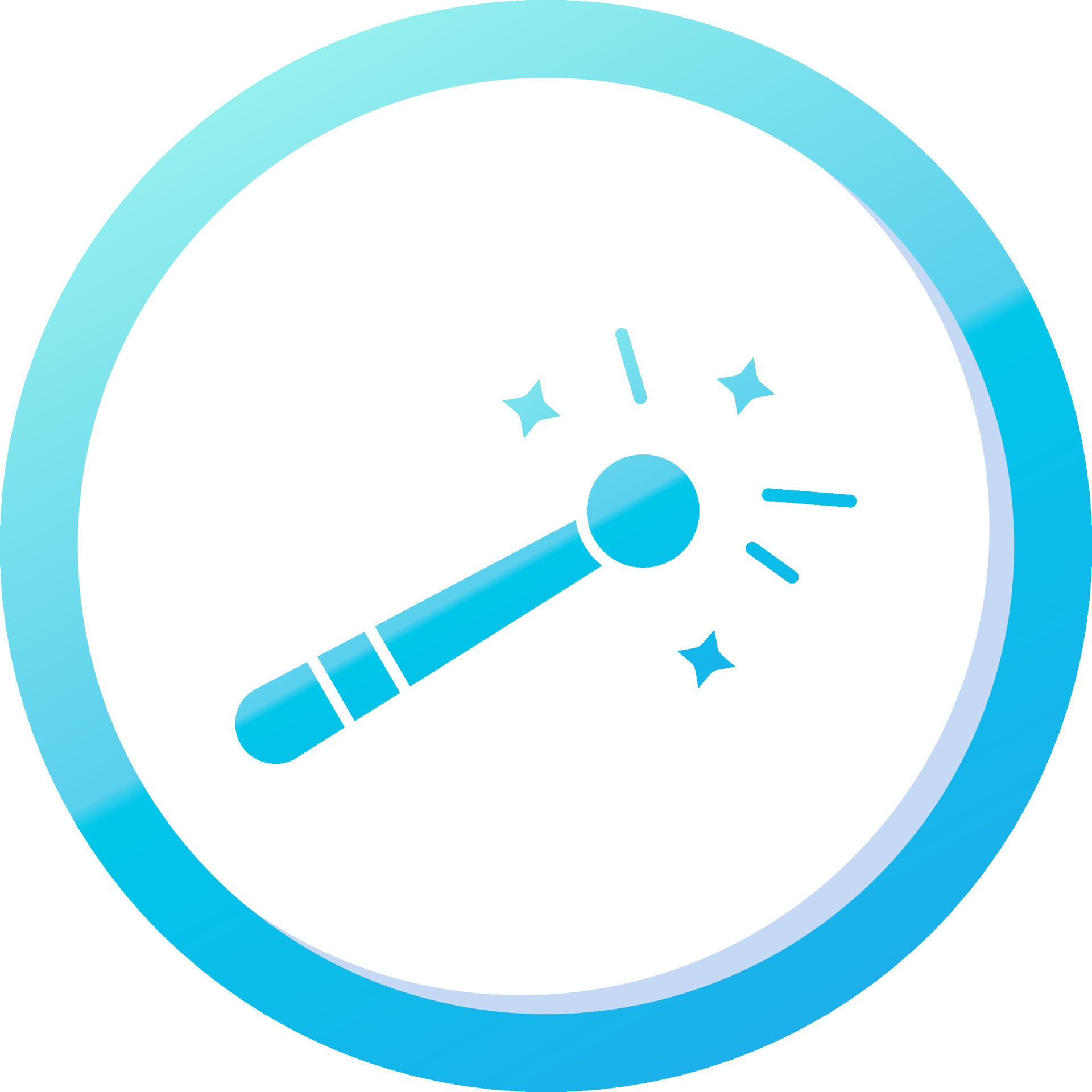 Magic tool Solid Blue Gradient Icon 37086626 Vector Art at Vecteezy