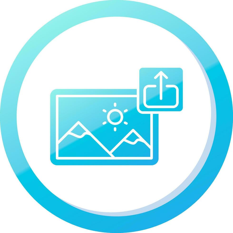 Export Solid Blue Gradient Icon 37086643 Vector Art at Vecteezy