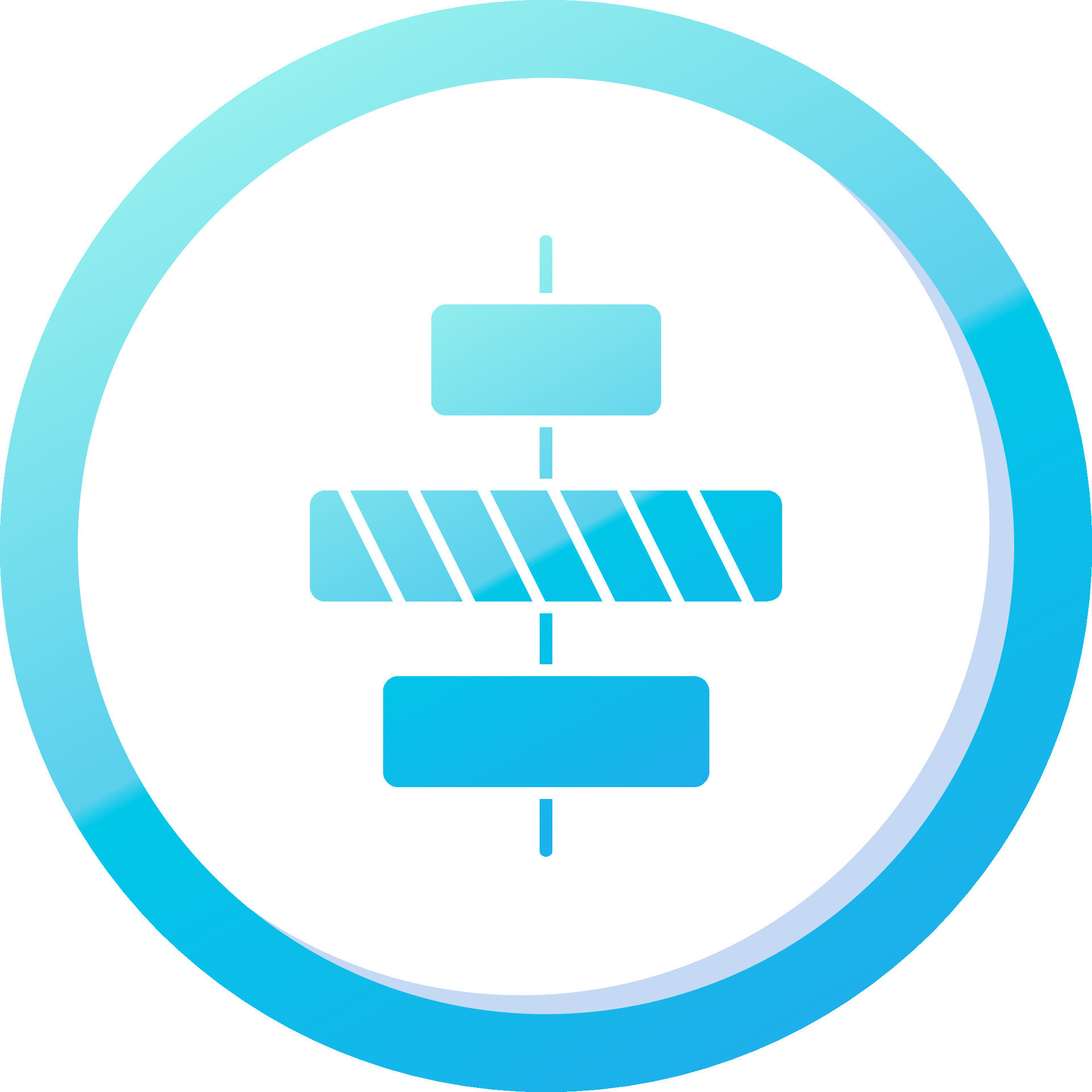 Center alignment Solid Blue Gradient Icon 37086653 Vector Art at Vecteezy