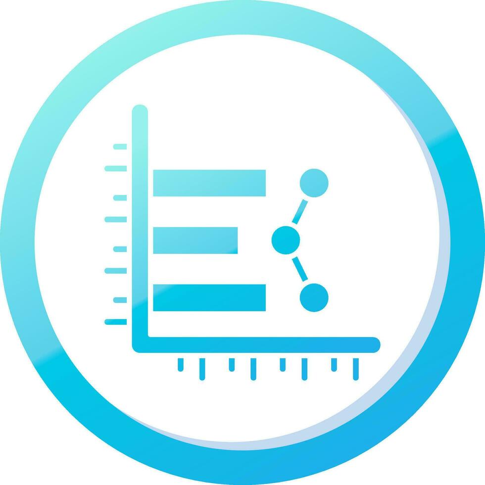 Bar chart Solid Blue Gradient Icon 37086721 Vector Art at Vecteezy