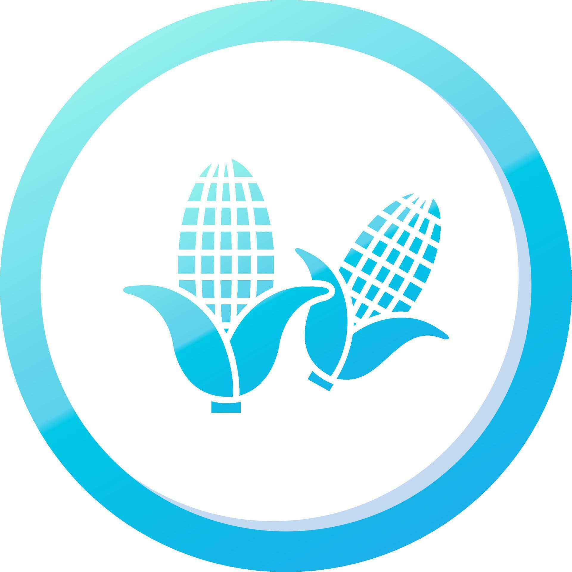Corn Solid Blue Gradient Icon 37086750 Vector Art at Vecteezy