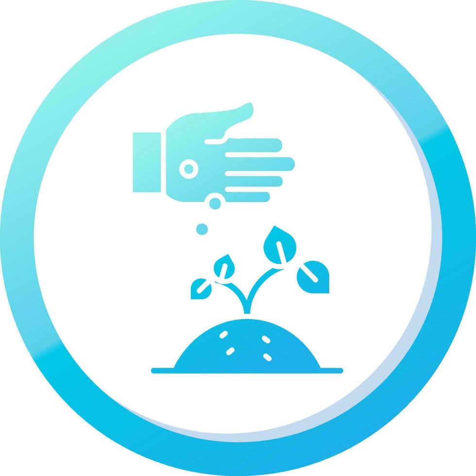 Seeding Solid Blue Gradient Icon 37086798 Vector Art at Vecteezy