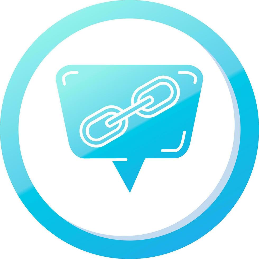 Link Solid Blue Gradient Icon 37086855 Vector Art at Vecteezy