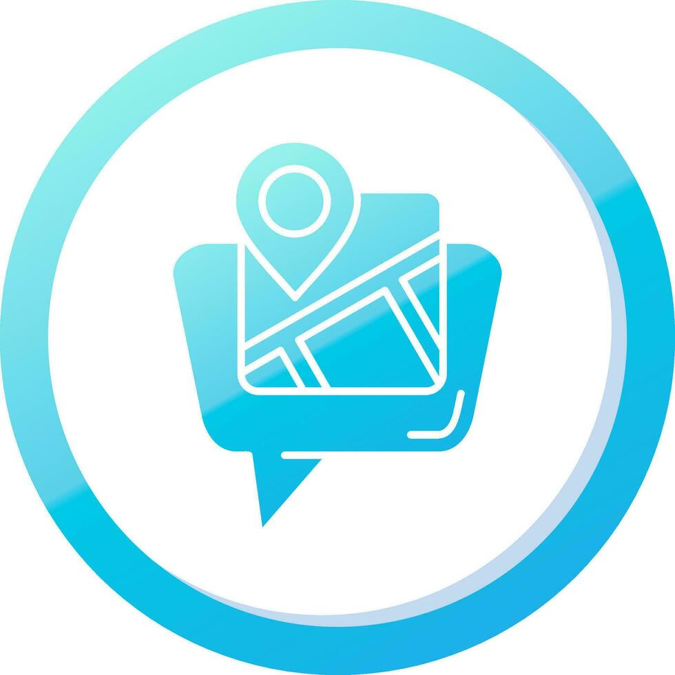 Map location Solid Blue Gradient Icon 37086883 Vector Art at Vecteezy
