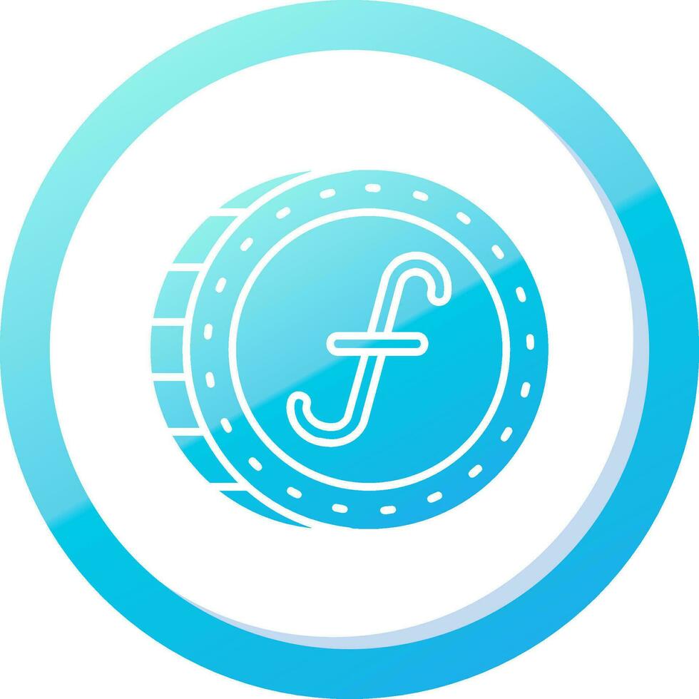 Guilder Solid Blue Gradient Icon 37087010 Vector Art at Vecteezy