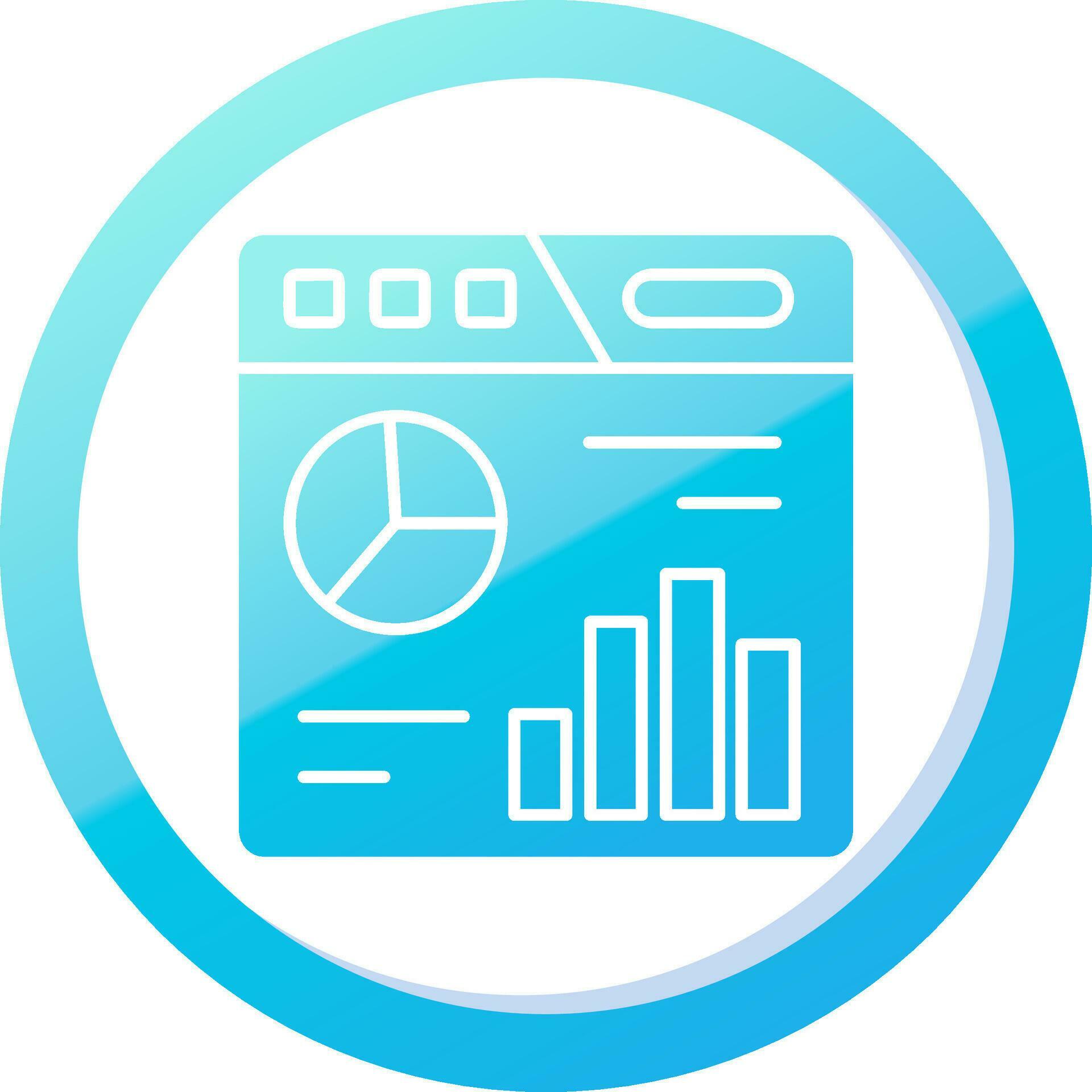 Dashboard Solid Blue Gradient Icon 37087339 Vector Art at Vecteezy