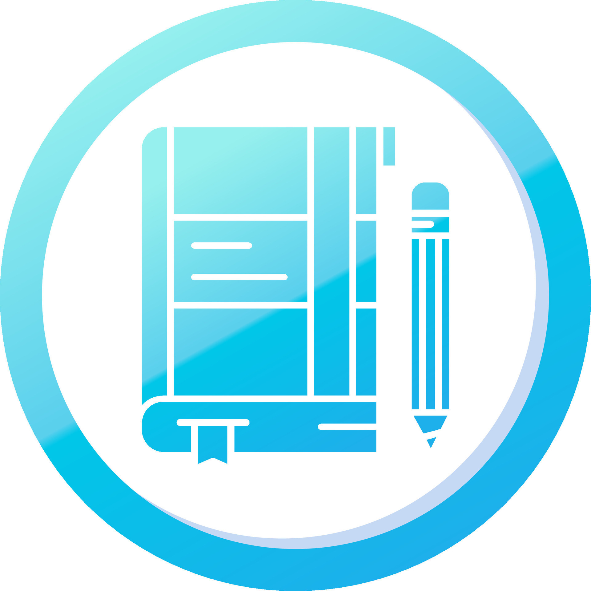 Note Solid Blue Gradient Icon 37087382 Vector Art at Vecteezy