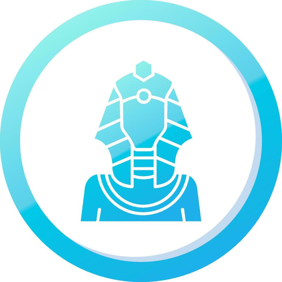 pharaoh Solid Blue Gradient Icon 37087562 Vector Art at Vecteezy