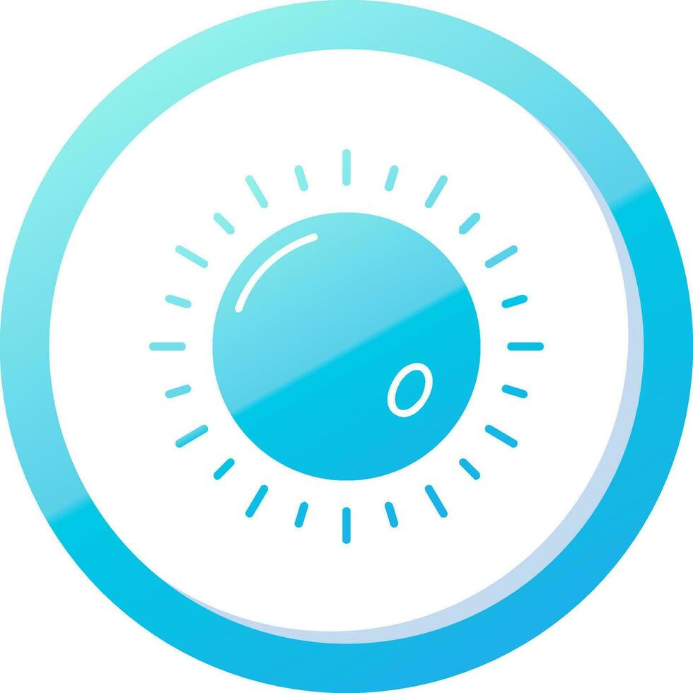 Sun Solid Blue Gradient Icon 37087567 Vector Art at Vecteezy