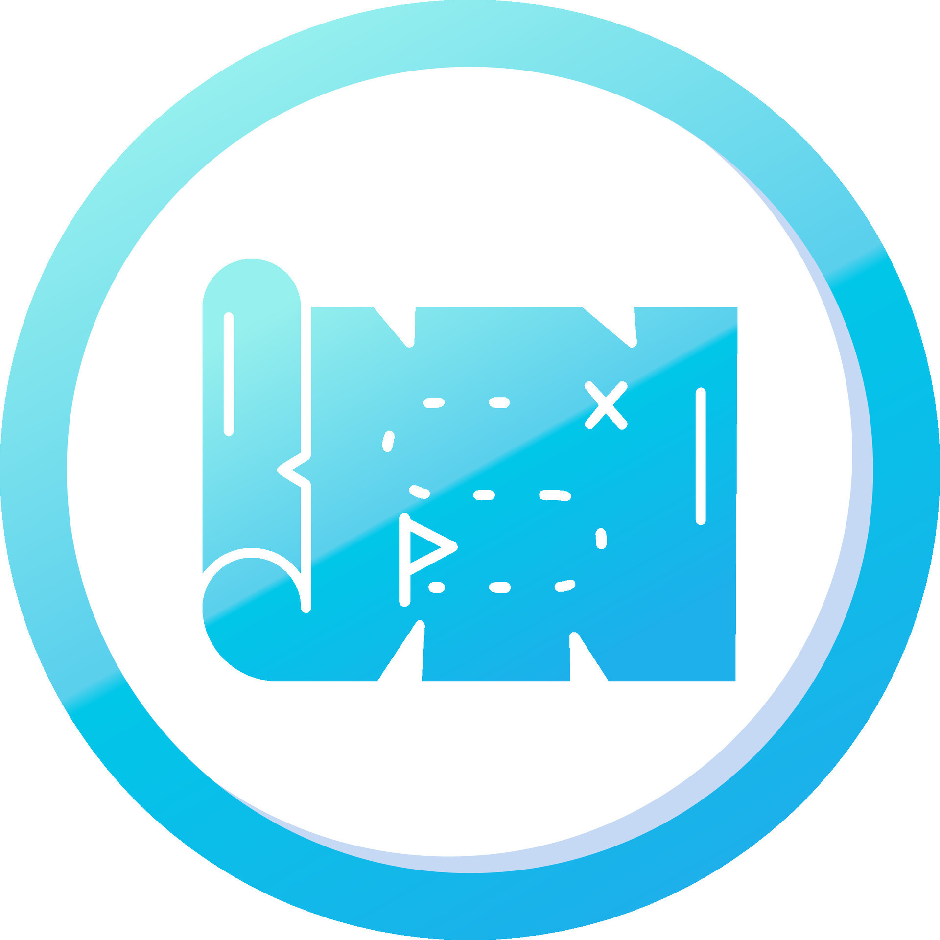 Map Solid Blue Gradient Icon 37087568 Vector Art at Vecteezy