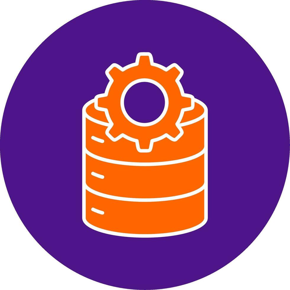 Database Management Line Filled Circle Icon 37089593 Vector Art At Vecteezy
