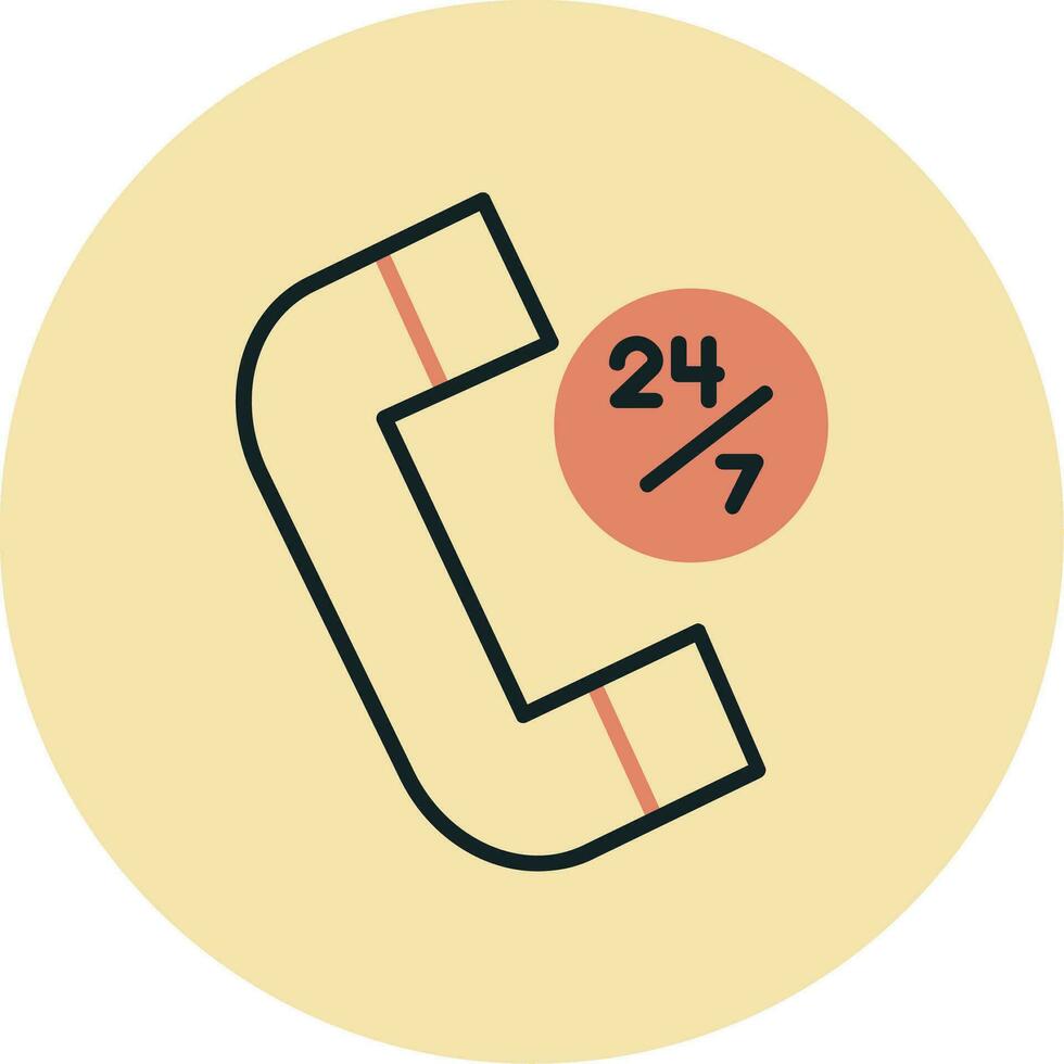 icono de vector de soporte de 24 horas 37099473 Vector en Vecteezy