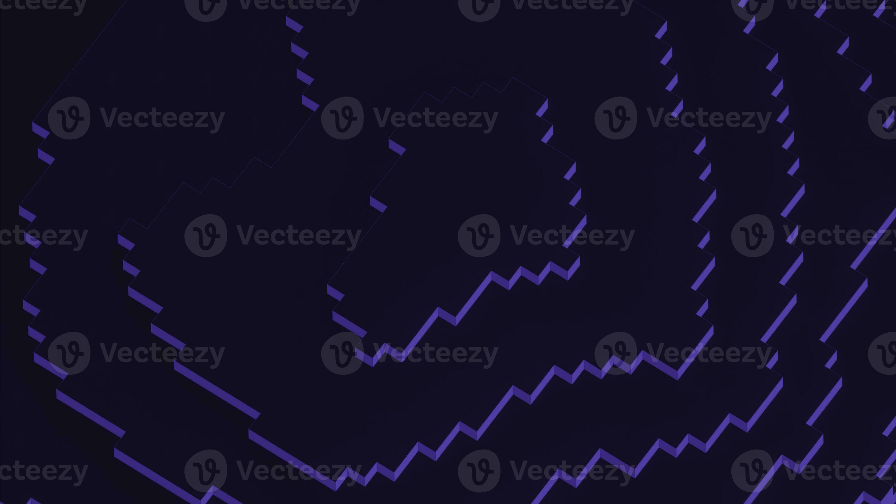 Retro background with moving 3d pixels. Design. Pixels move on background surface. Retro squares ...