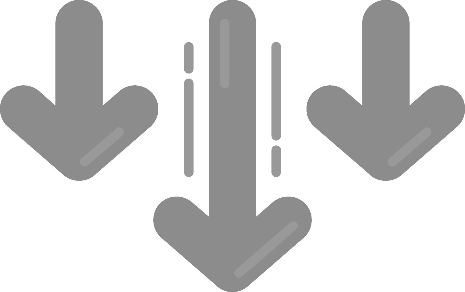 Decrease Grey scale Icon 37104720 Vector Art at Vecteezy