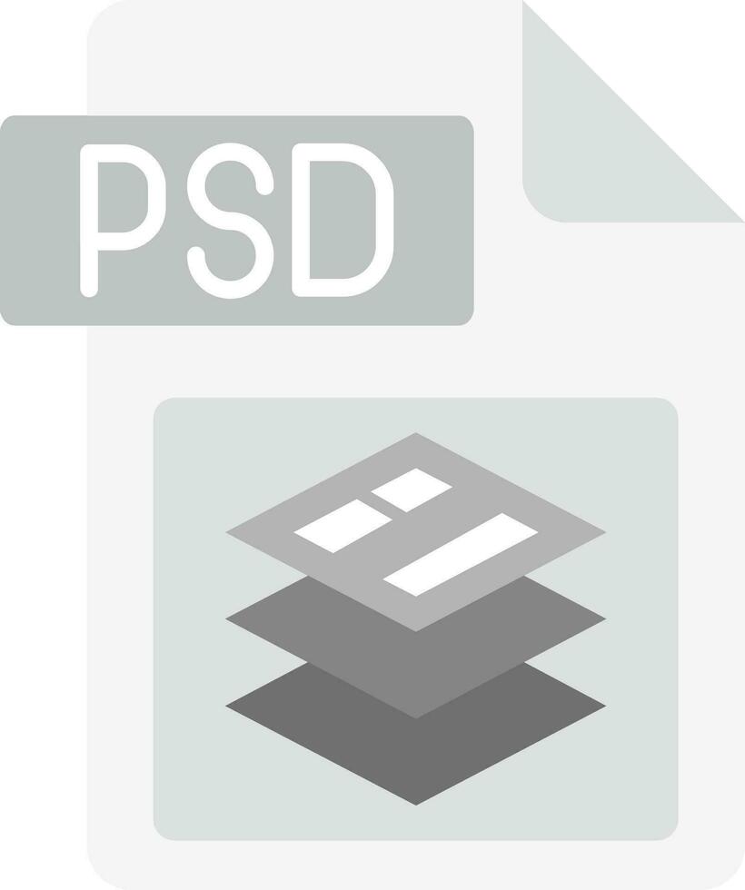 Psd file format Grey scale Icon 37104988 Vector Art at Vecteezy