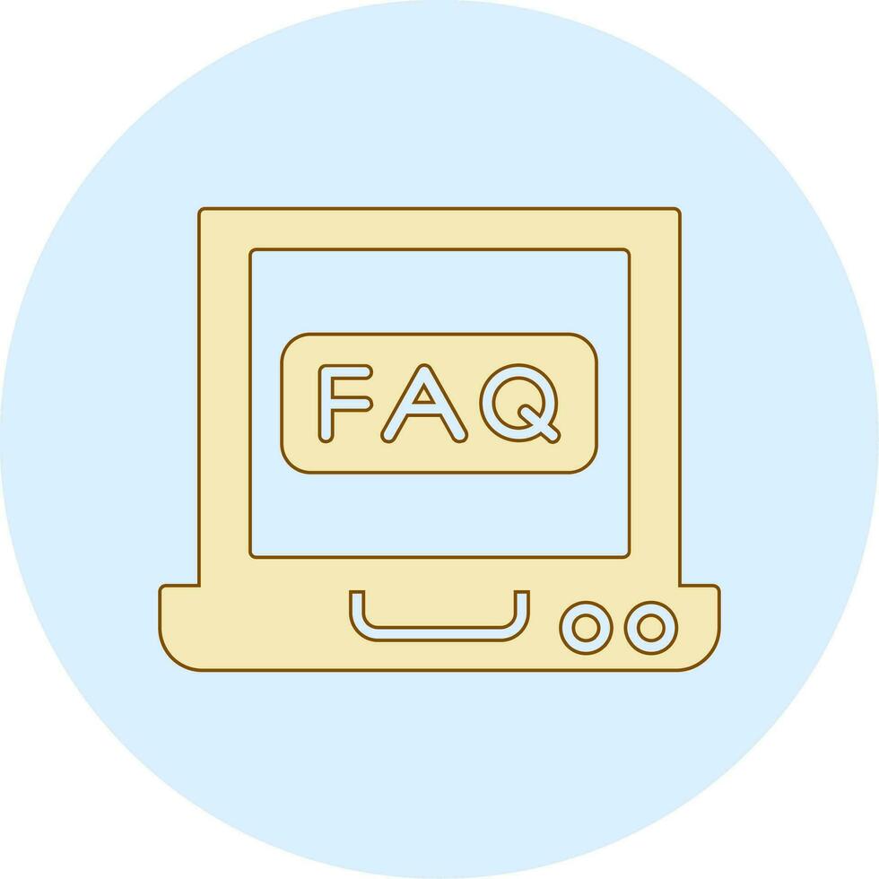 Faq Vector Icon 37111633 Vector Art at Vecteezy