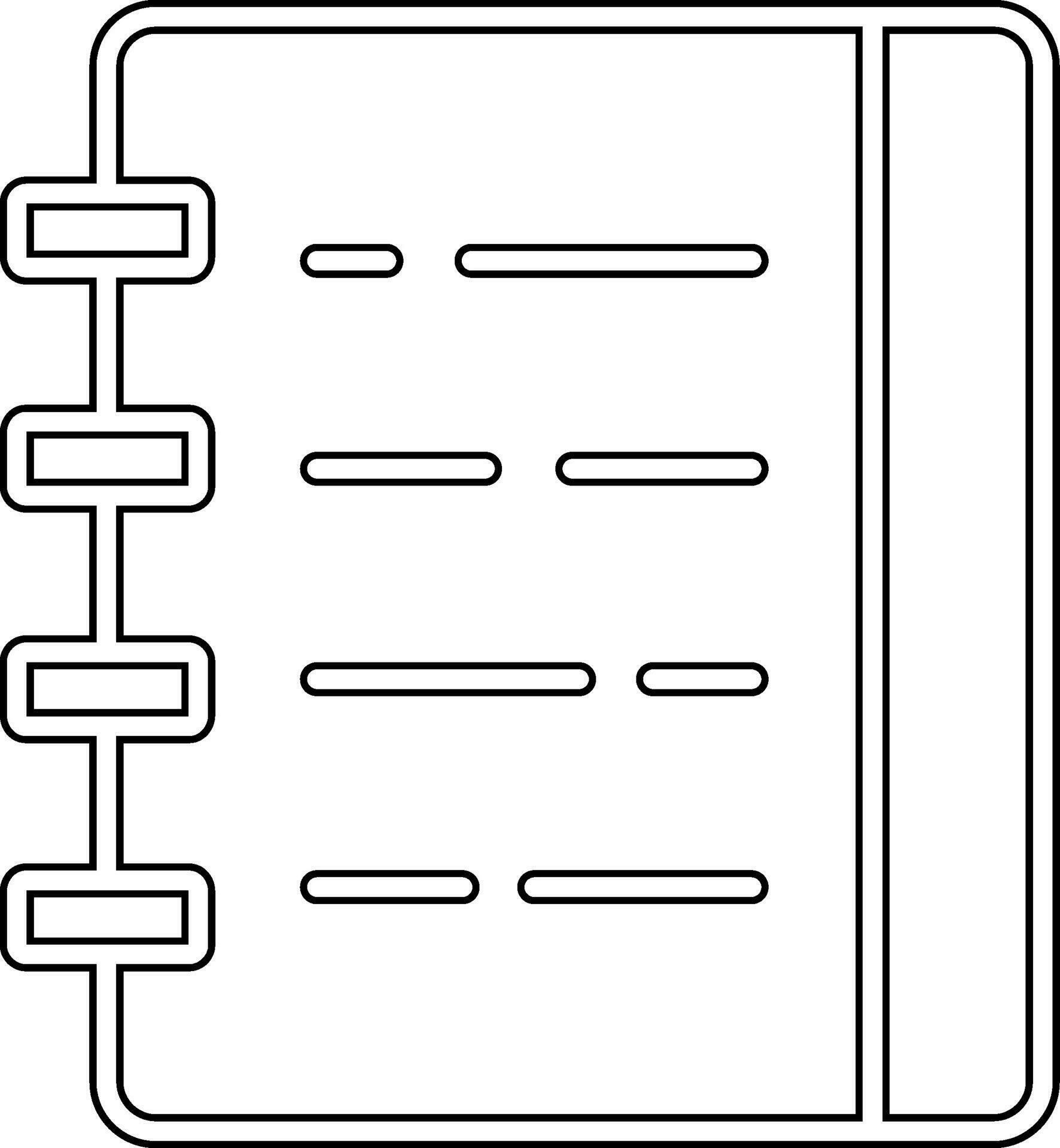 Notebook Vector Icon 37115215 Vector Art At Vecteezy