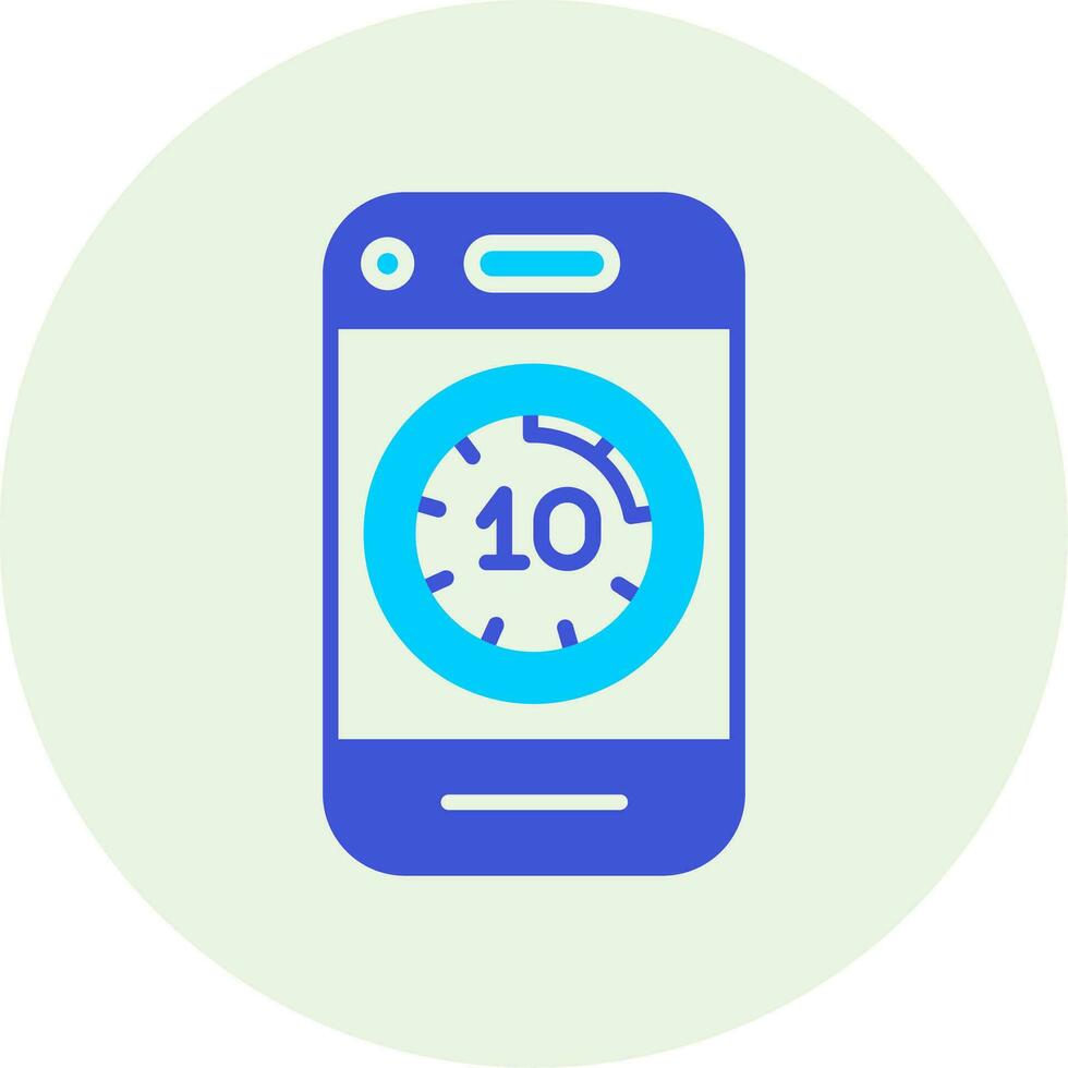 Mobile Phone Stopwatch Vector Icon 37118550 Vector Art At Vecteezy
