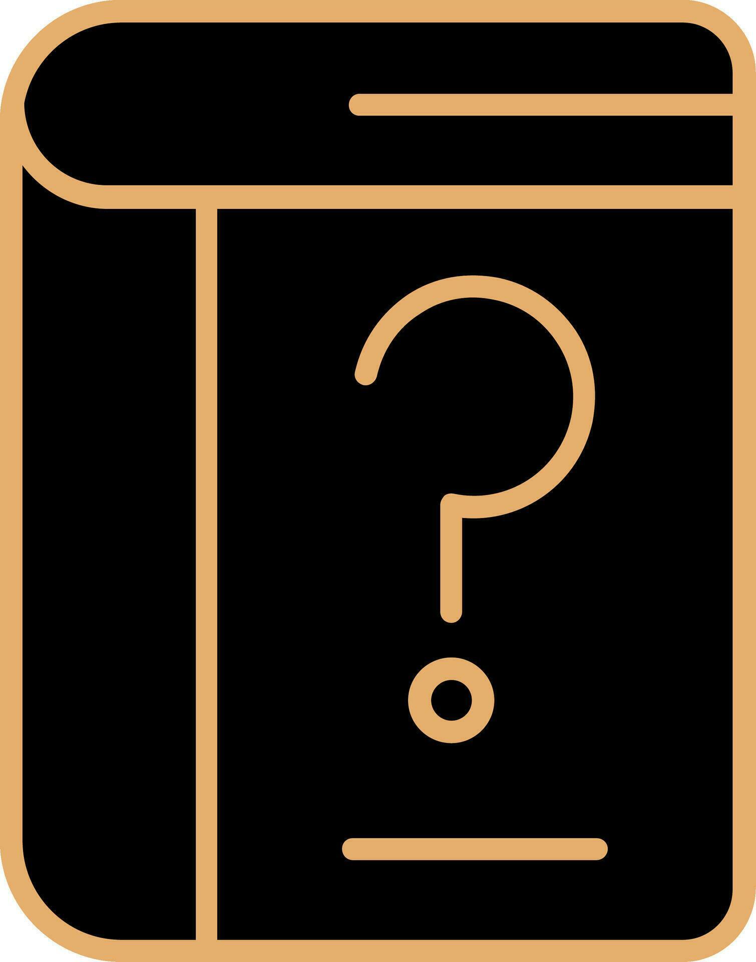 Question book Vector Icon 37119607 Vector Art at Vecteezy