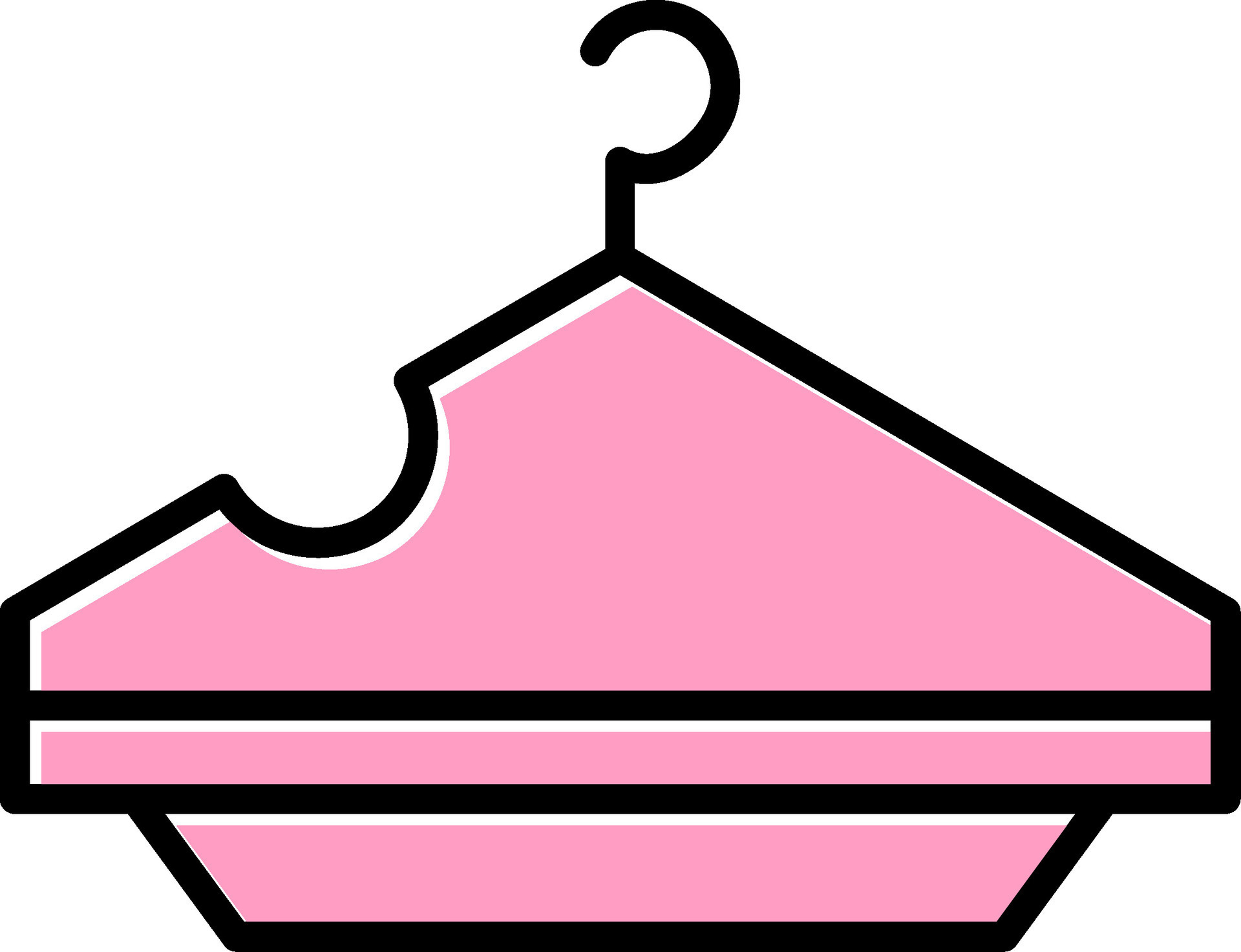 Clothes Hanger Vector Icon 37123457 Vector Art At Vecteezy
