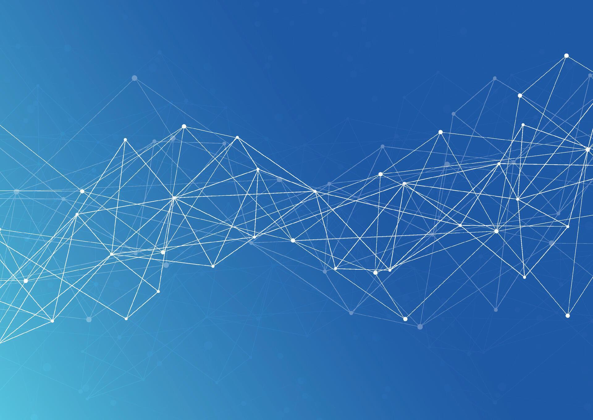 Abstract Polygonal Space Background With Connecting Dots And Lines Vector Illustration 37133629