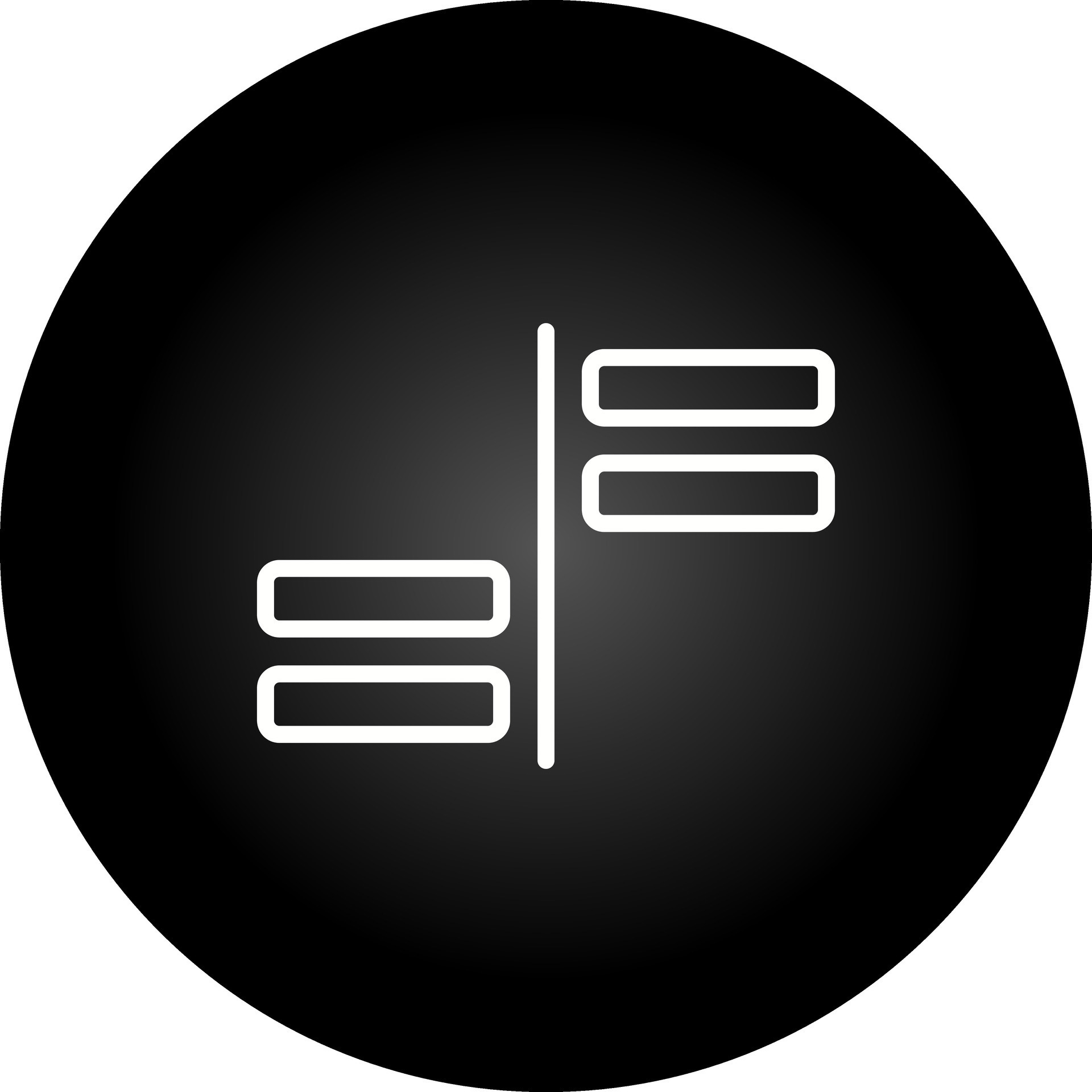 Horizontal Alignment Vector Icon 37136882 Vector Art at Vecteezy Horizontal Alignment Vector Icon 37136882 Vector Art at Vecteezy