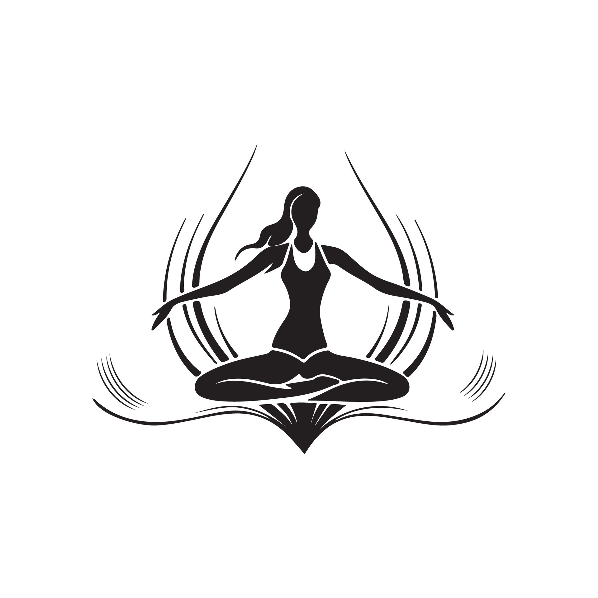 Yoga Silhouette Vector 37137278 Vector Art At Vecteezy