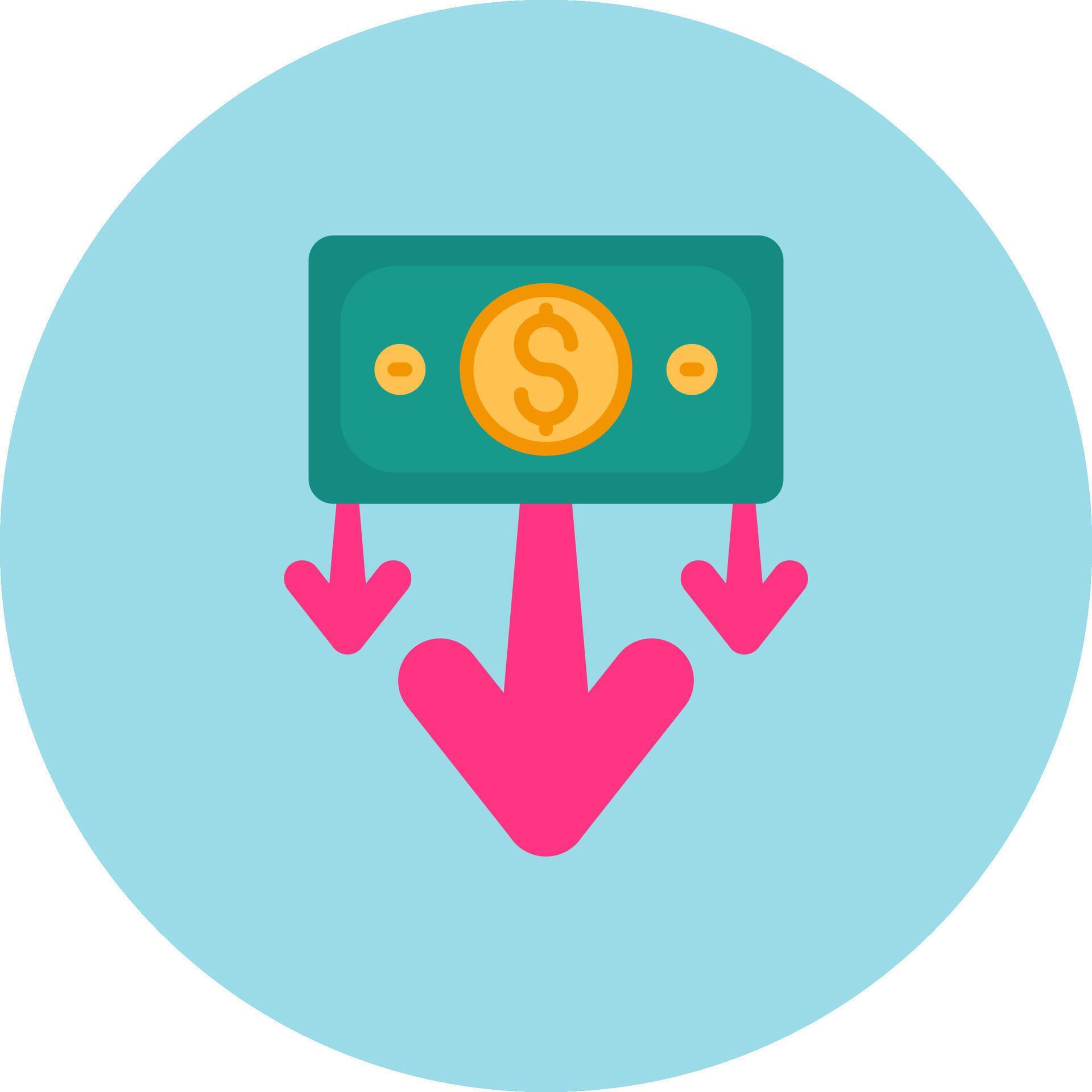 Decrease Flat Circle Icon 37143609 Vector Art at Vecteezy