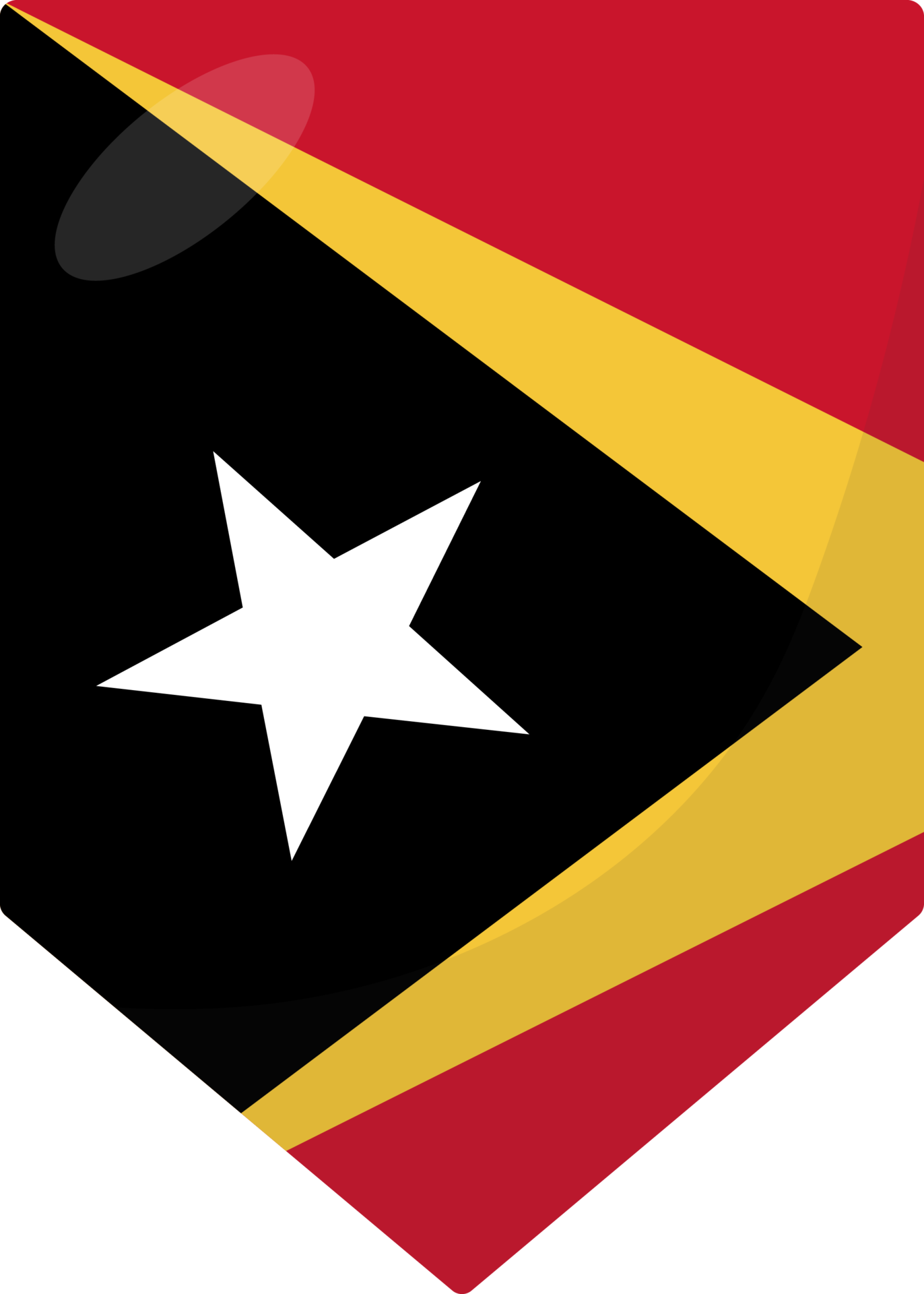 Timor Leste Flag Pennant 3d Cartoon Style 37152919 Png
