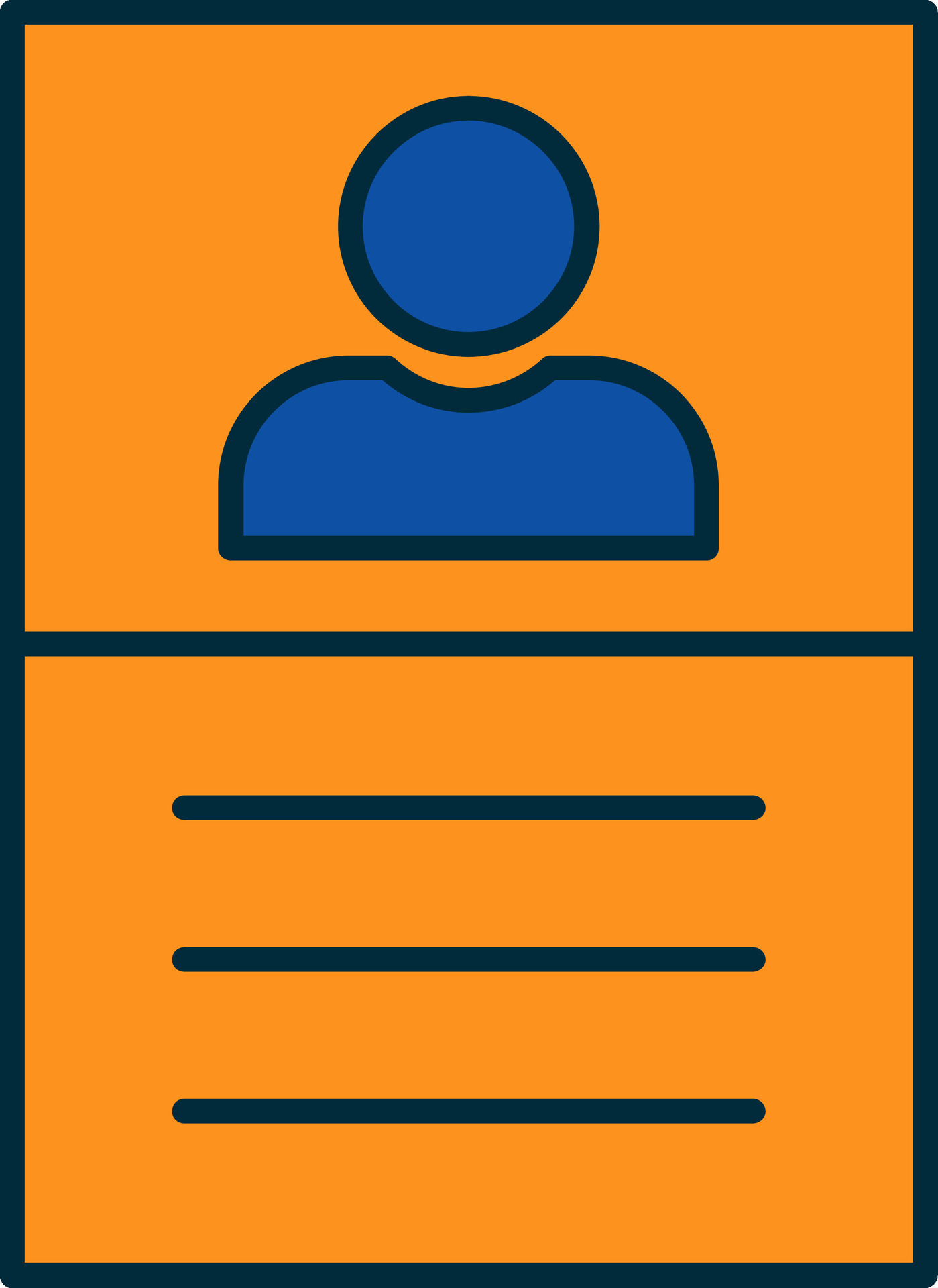 User Line Filled Two Colors Icon 37157750 Vector Art at Vecteezy