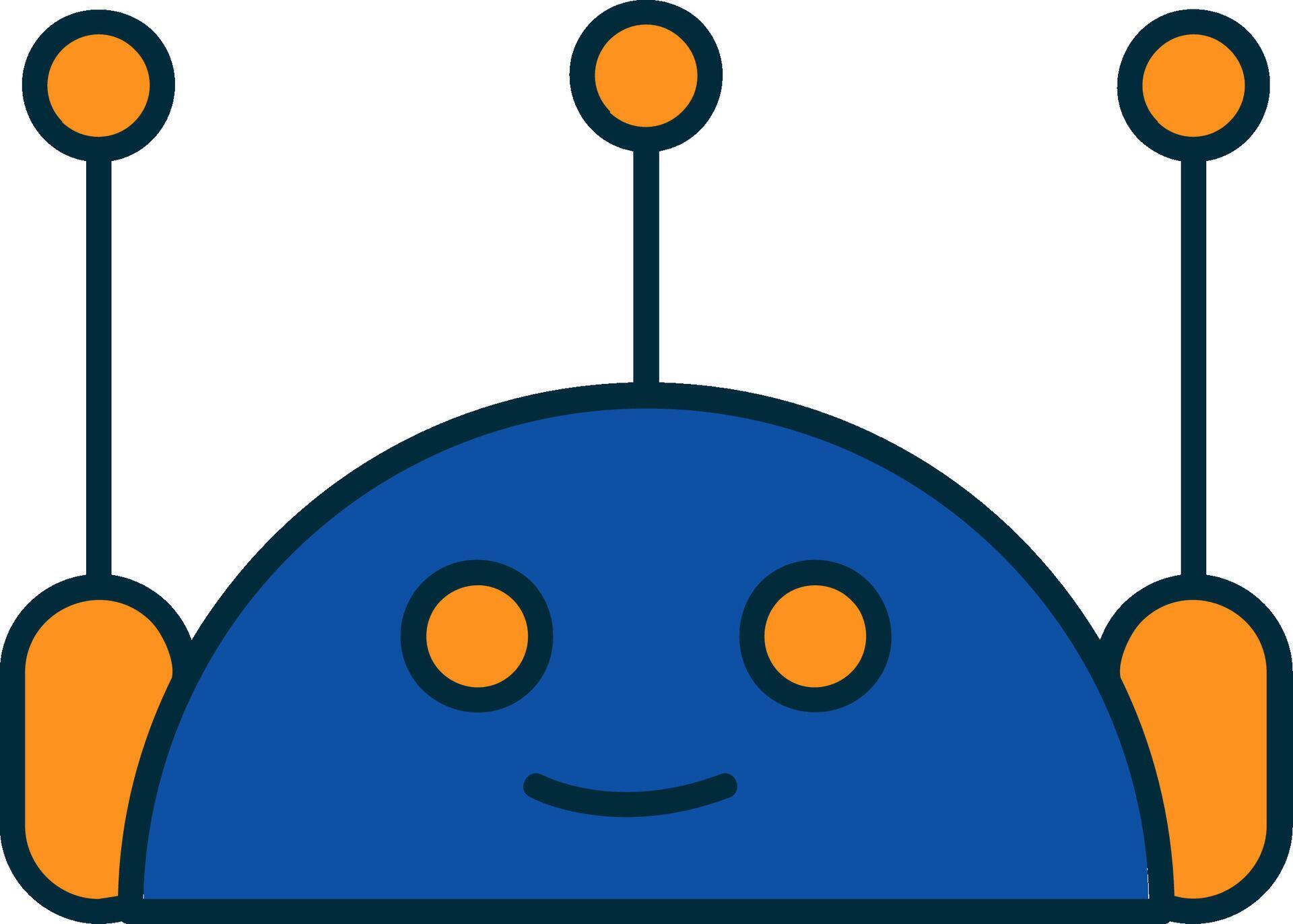 Chatbot Line Filled Two Colors Icon 37162990 Vector Art at Vecteezy
