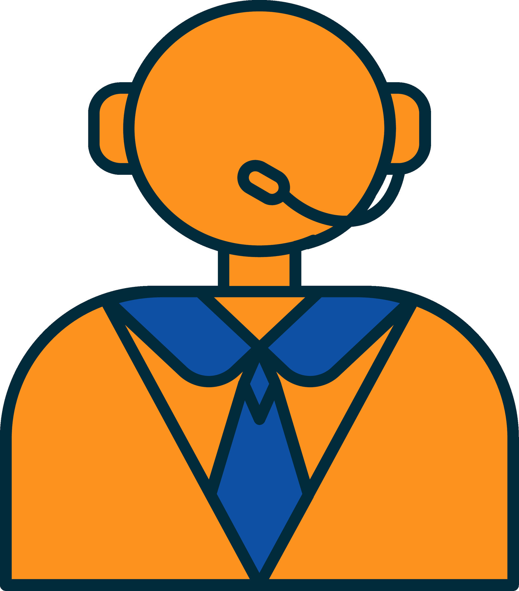 Administrator Line Filled Two Colors Icon 37164056 Vector Art at Vecteezy