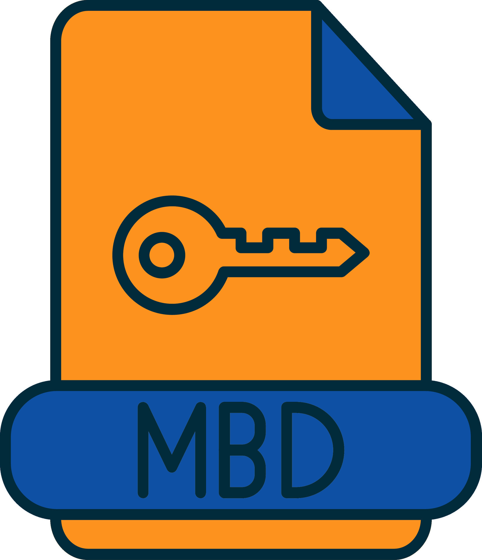 mdb línea lleno dos colores icono 37164311 Vector en Vecteezy