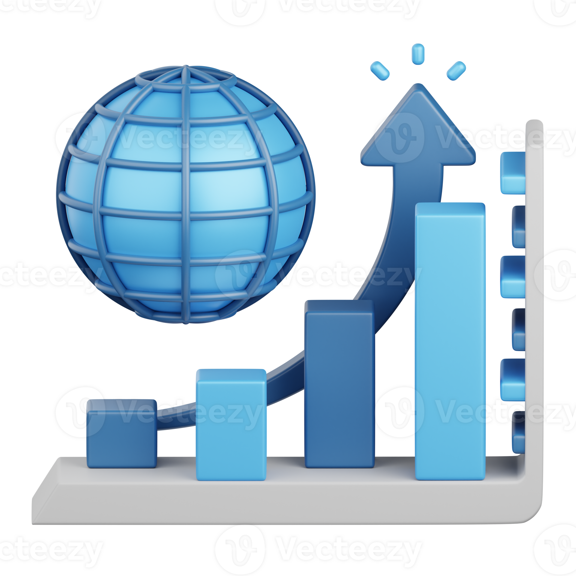 3d Rendering Web Analytics Isolated Useful For Digital Marketing Advertisement Technology Seo
