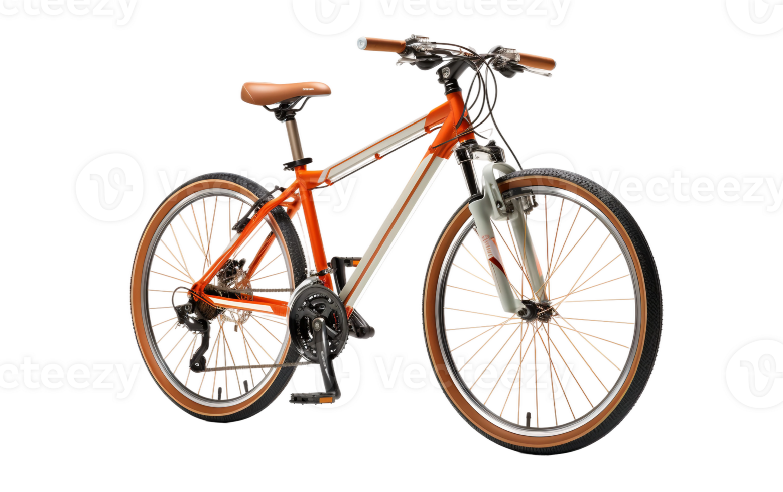 AI generated Bicycle on White Transparent Background, PNG format 37168673 PNG