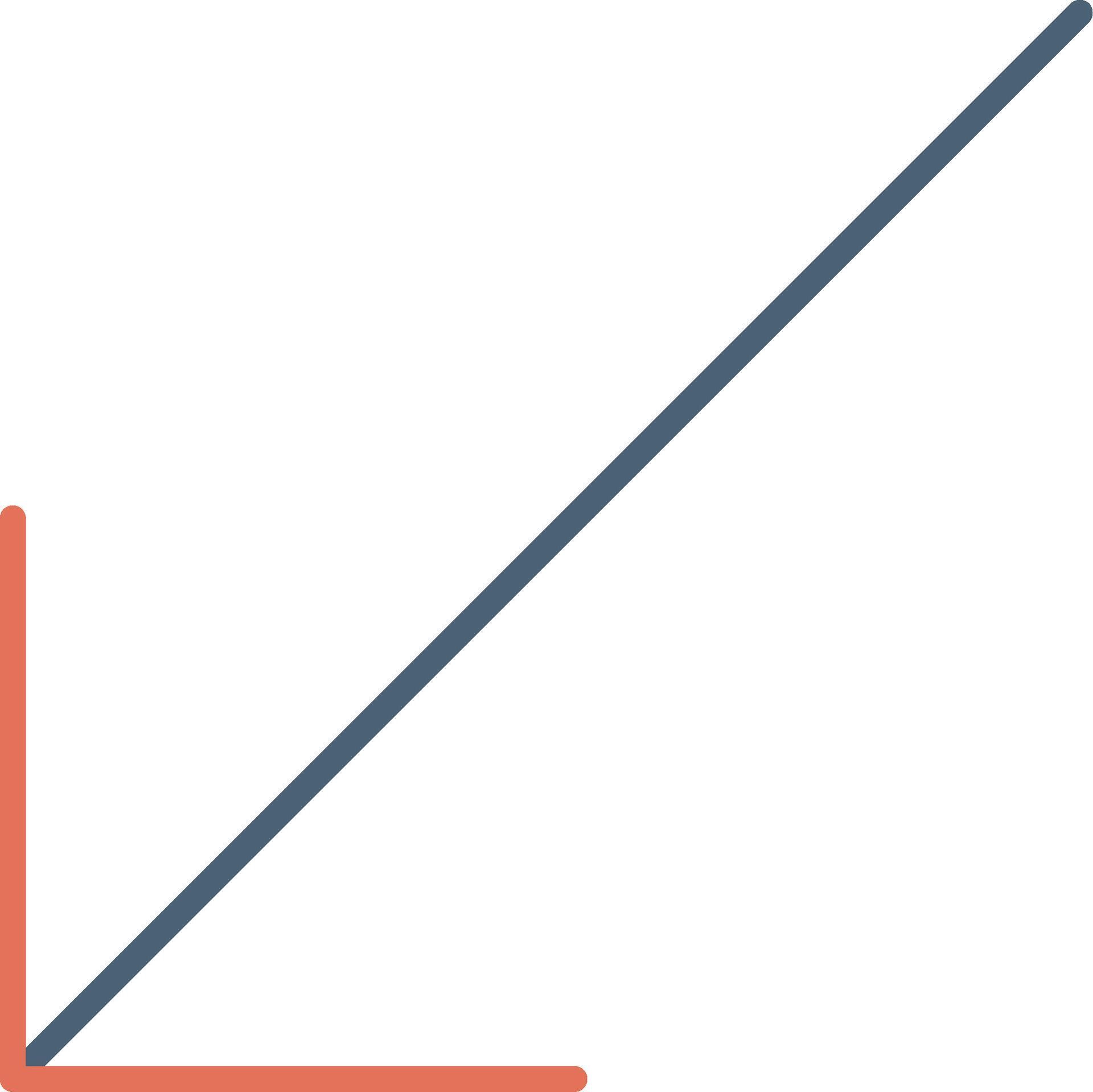 Down Left Arrow Vector Icon 37175310 Vector Art at Vecteezy