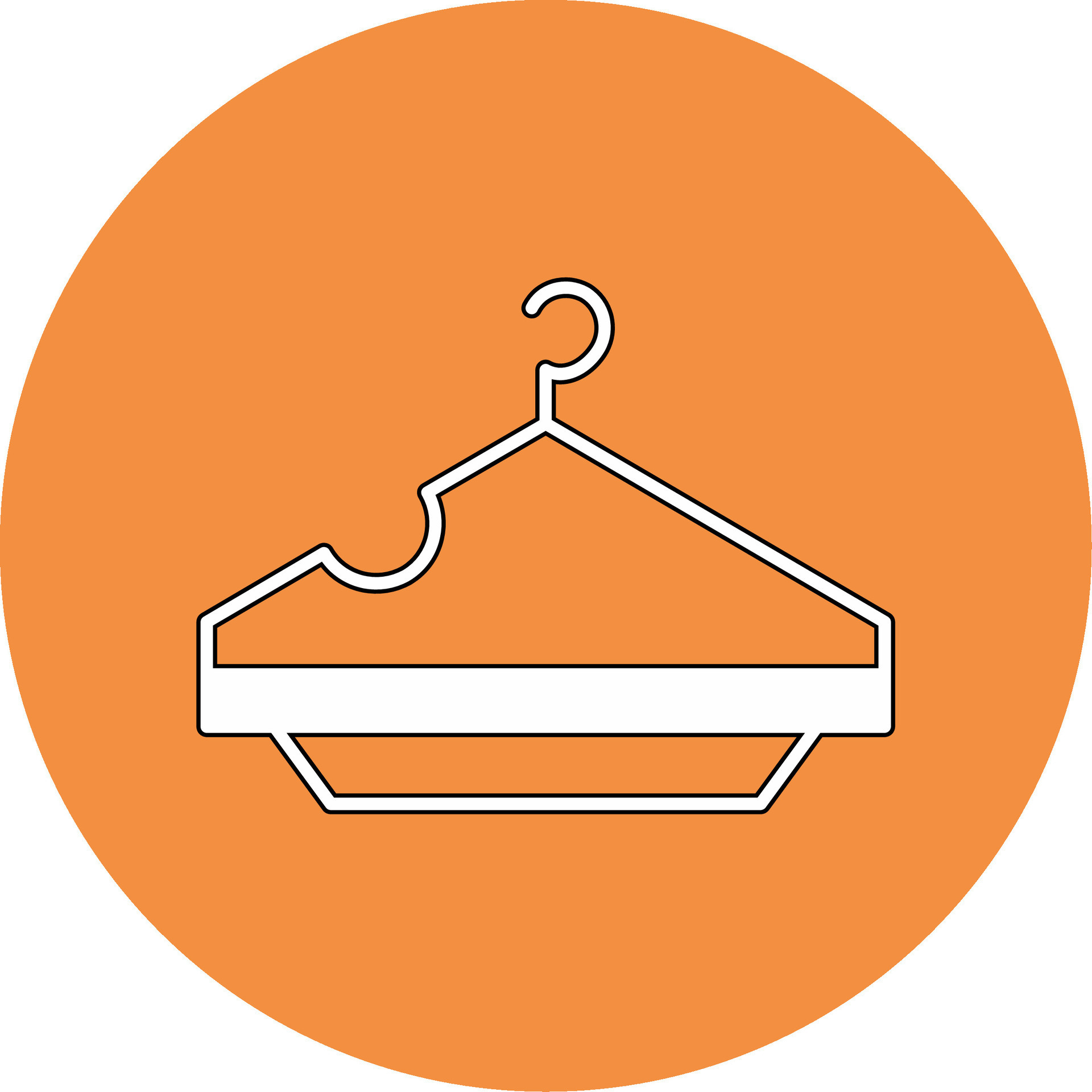 Clothes Hanger Vector Icon 37181085 Vector Art At Vecteezy