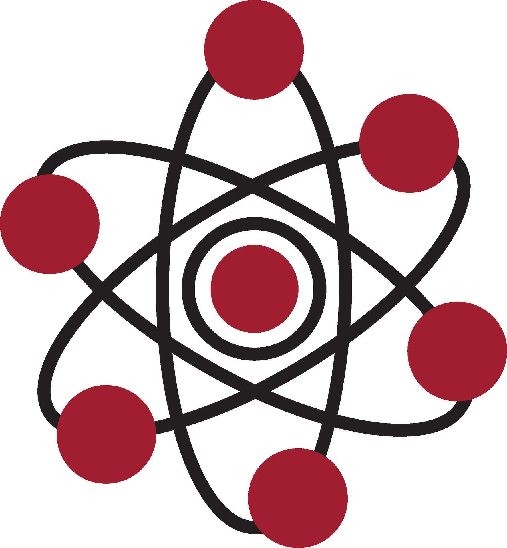 Atom Vector Icon 37192708 Vector Art at Vecteezy