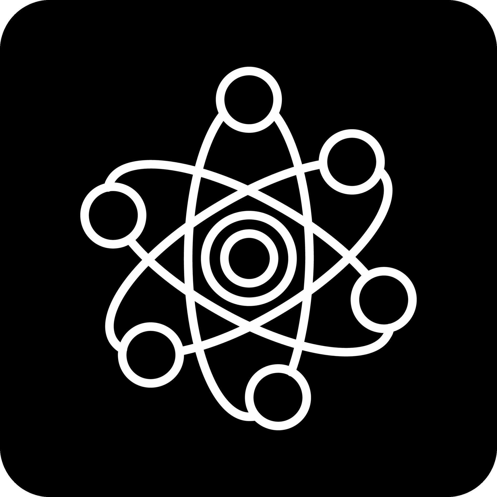 Atom Vector Icon 37195669 Vector Art At Vecteezy