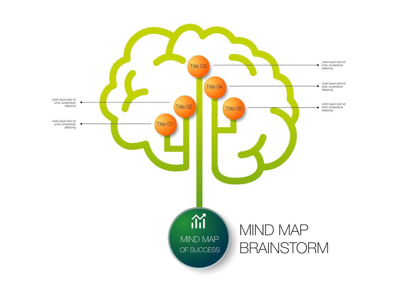 colorful mind map infographic connection and chart table for , digital ...