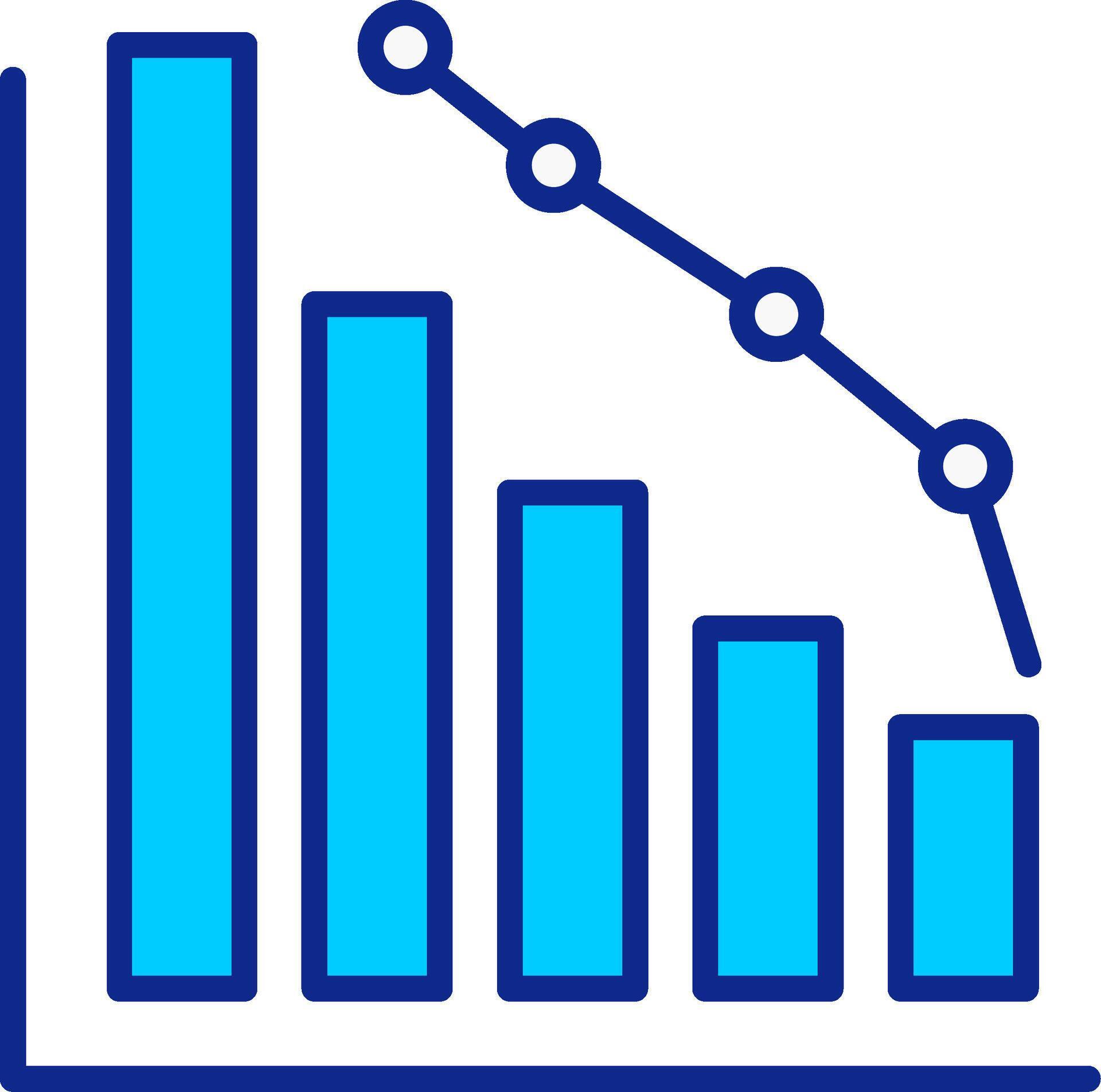 Decrease Blue Filled Icon 37209122 Vector Art at Vecteezy