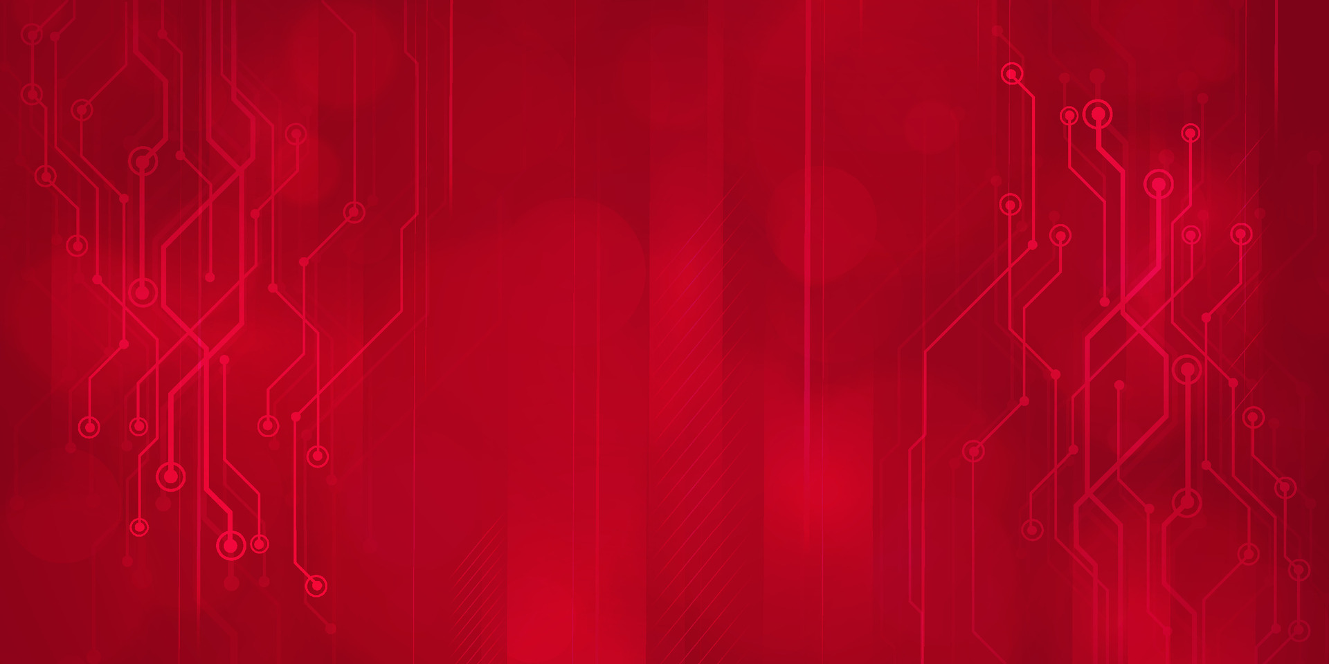 Digital Technology Futuristic Internet Network Connection Red Background Abstract Cloud Cyber